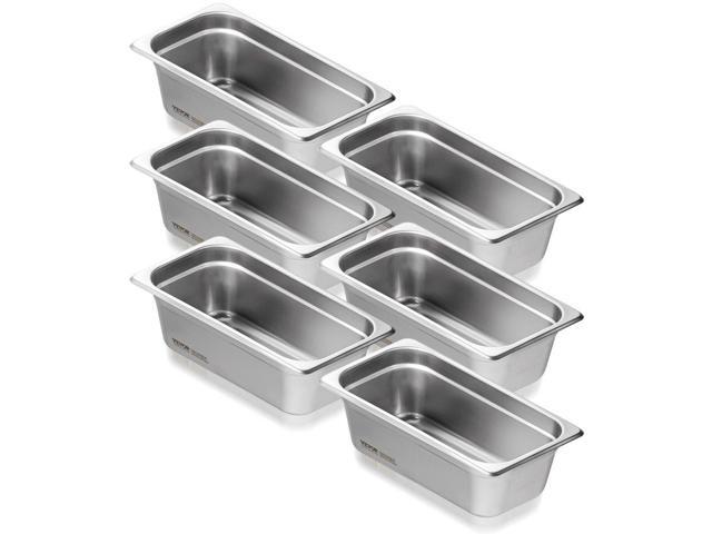 Click here for VEVOR 6 Pack Hotel Pans  1/3 Size Anti-Jam Steam P... prices