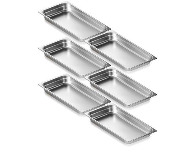 Click here for VEVOR 6 Pack Hotel Pans  Full Size Anti-Jam Steam... prices