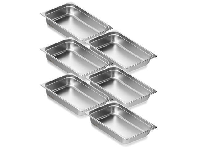 Click here for VEVOR 6 Pack Hotel Pans  Full Size Anti-Jam Steam... prices