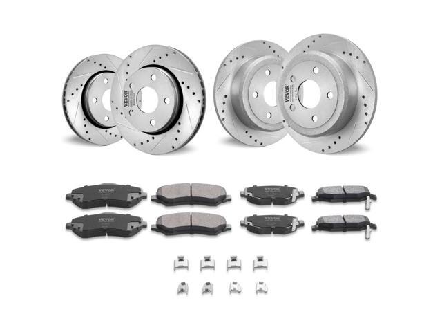 Click here for VEVOR Drilled Slotted Front & Rear Brake Rotors Pa... prices