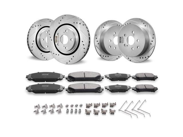 Click here for VEVOR Drilled Slotted Front & Rear Brake Rotors Pa... prices