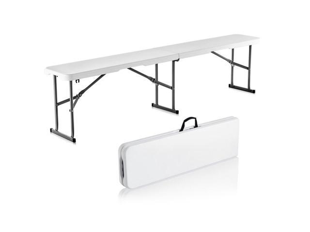 Click here for VEVOR 6FT Plastic Folding Bench Portable Outdoor B... prices