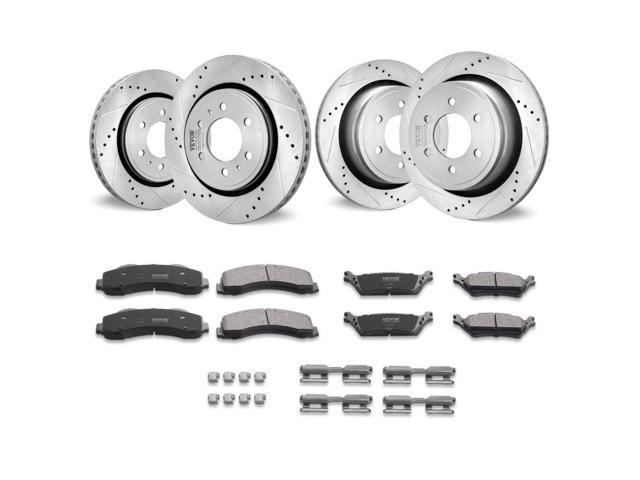 Click here for VEVOR Drilled Slotted Front & Rear Brake Rotors Pa... prices