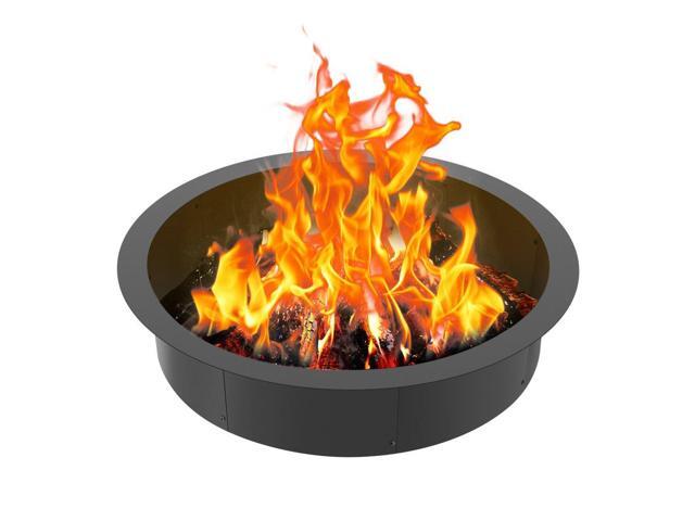 Click here for VEVOR Fire Pit Ring Round 40 Inch Outer Steel Line... prices