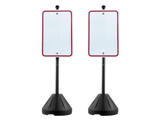 Click here for VEVOR Portable Sign Post  5 ft Cast Iron Sign Post... prices