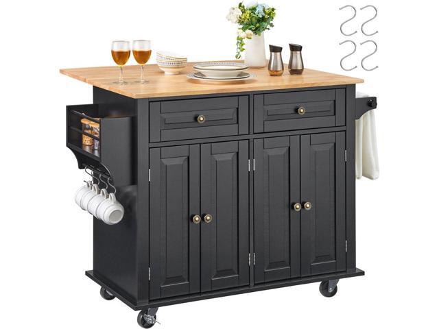 Click here for VEVOR Kitchen Island Cart Rolling Storage Cabinet... prices