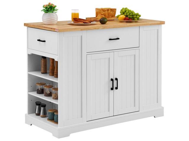 Click here for VEVOR Kitchen Island Cart Storage Cabinet Serving... prices