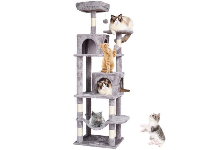 Click here for VEVOR Cat Tree 63 Cat Tower with 2 Cat Condos Sisa... prices