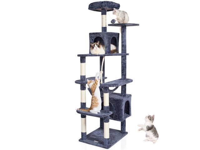 Click here for VEVOR Cat Tree 72 Cat Tower with 2 Cat Condos Sisa... prices