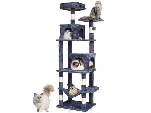 Click here for VEVOR Cat Tree 63 Cat Tower with 2 Cat Condos Sisa... prices