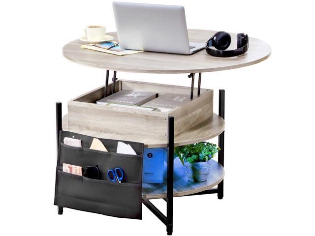 Click here for VEVOR Lift Top Coffee Table 35.3 Round Coffee Tabl... prices