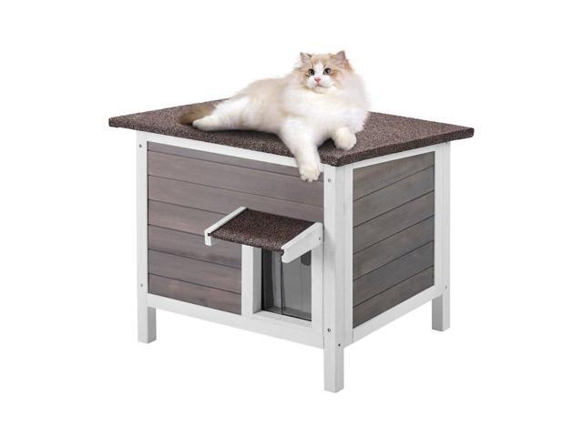 Click here for VEVOR Outdoor Cat House Wooden Feral Cat Shelter w... prices