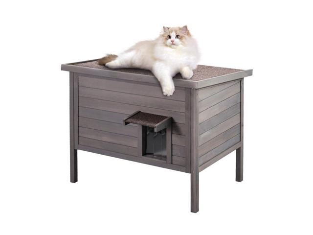 Click here for VEVOR Outdoor Cat House Wooden Feral Cat Shelter w... prices