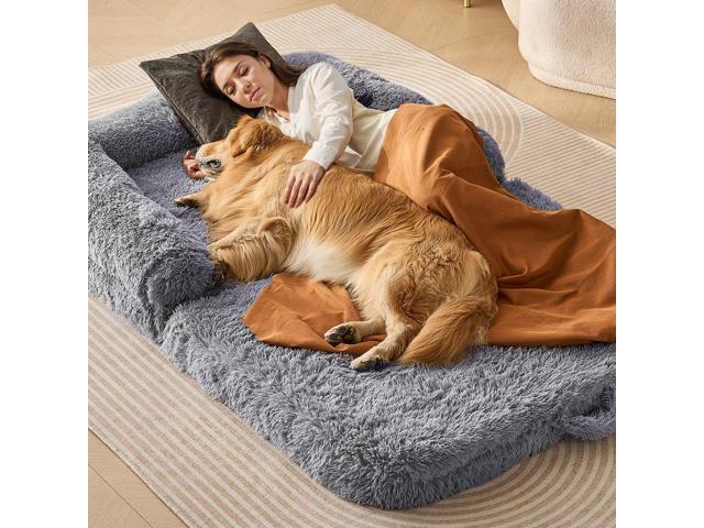 Click here for VEVOR Human Dog Bed 72 x48x10in Large Human Size D... prices