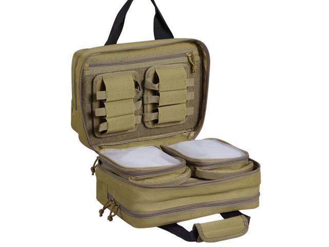 Click here for VEVOR Range Bag for 2 Pistols Tactical Gun Bag 2 B... prices
