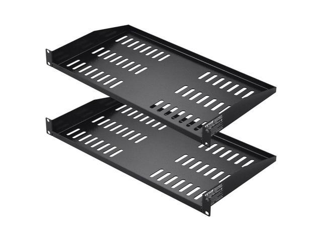 Click here for VEVOR 2PCS 1U Server Rack Shelf 10/254 mm Depth Ve... prices