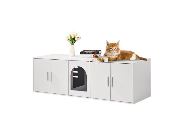 Click here for VEVOR Cat Litter Box Enclosure Wooden Litter Box F... prices