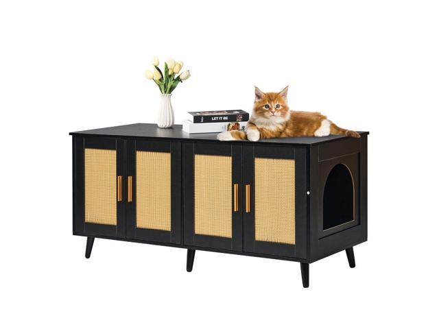 Click here for VEVOR Cat Litter Box Enclosure Wooden Litter Box F... prices