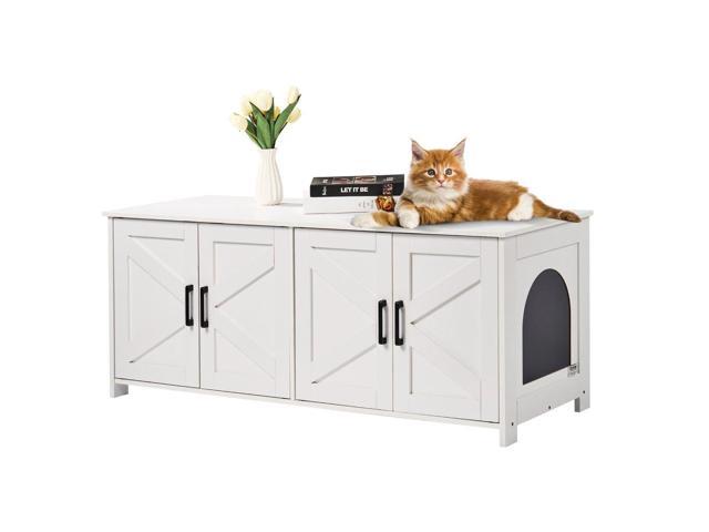 Click here for VEVOR Cat Litter Box Enclosure Wooden Litter Box F... prices