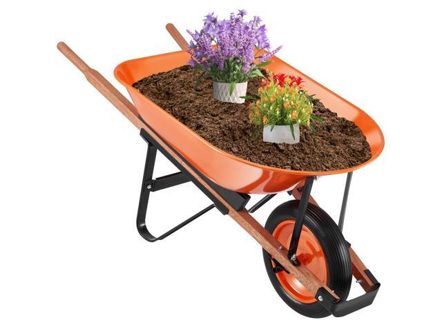 Click here for VEVOR Wheelbarrow Cart  5 Cu. Ft. Load & 265 lbs C... prices