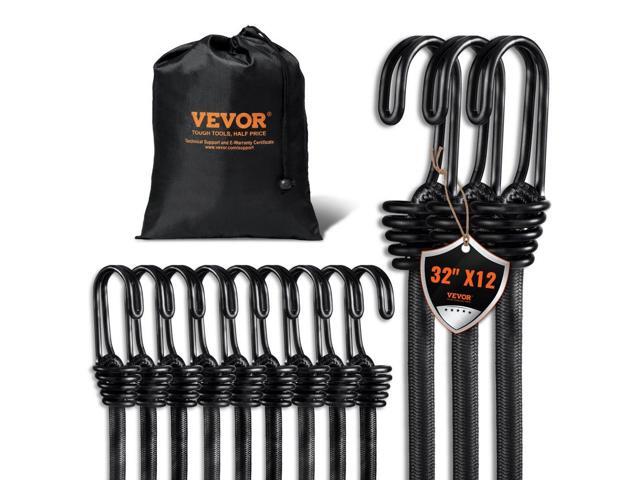 Click here for VEVOR 12 Pcs Bungee Cords with Hooks 32 In Heavy D... prices