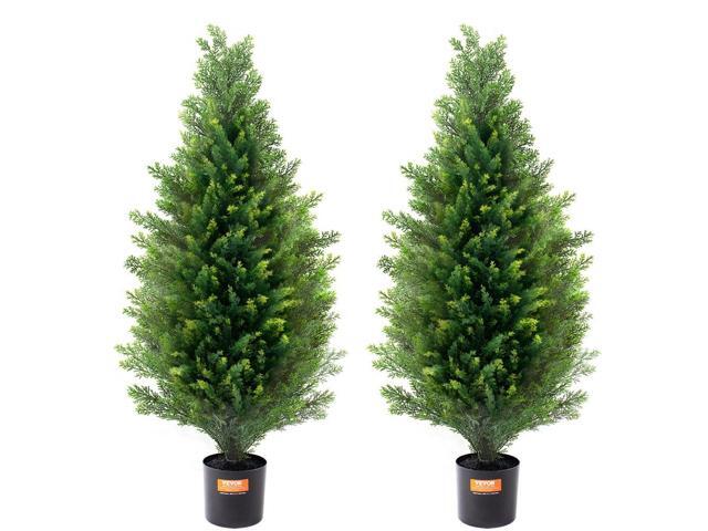 Click here for VEVOR 2 Pack 3 Artificial Cedar Topiary Tree Faux... prices