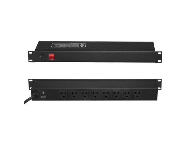 Click here for VEVOR 19 1U PDU 8 Outlets Rack Mount Power Strip S... prices