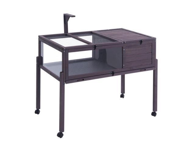 Click here for VEVOR Wooden Tortoise House Rolling Tortoise Habit... prices