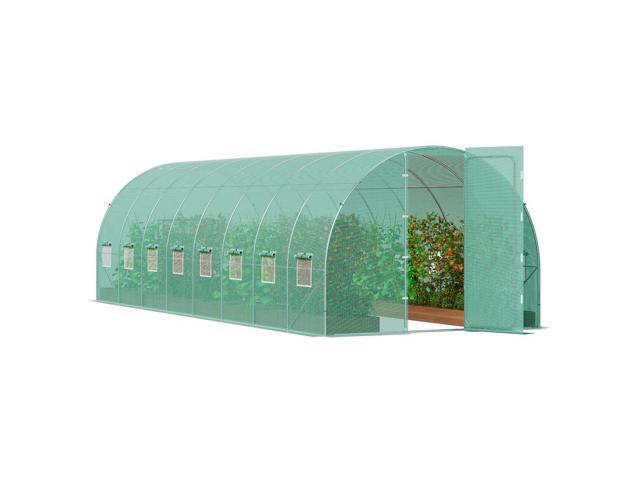 Click here for Walk-in Tunnel Greenhouse  27.4x9.5x7.4 ft Hoop Ho... prices