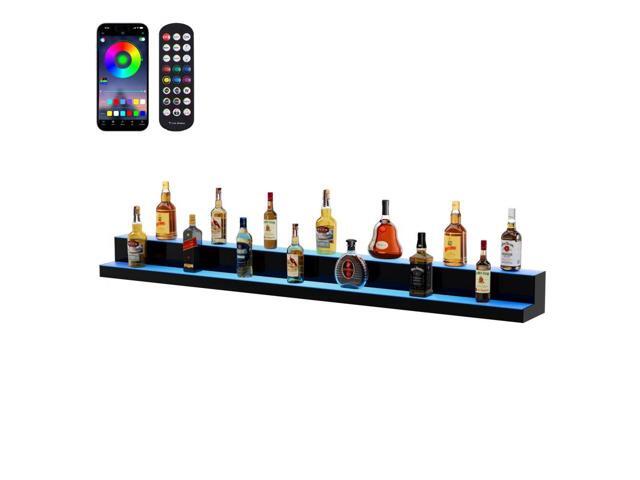 Click here for VEVOR LED Lighted Liquor Bottle Display Bar Shelf... prices