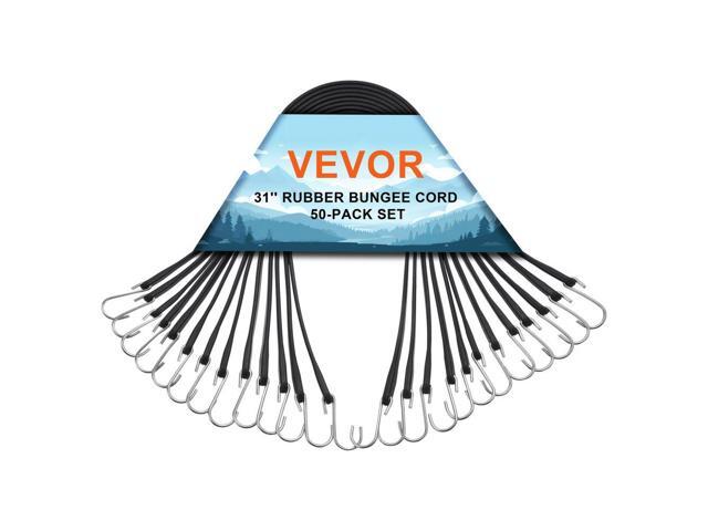 Click here for VEVOR 50 Pcs Flat Bungee Cord Set 19.8 mm Heavy Du... prices