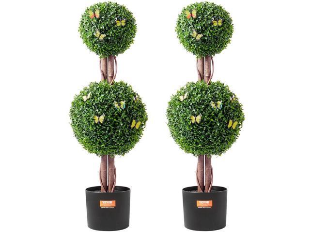 Click here for VEVOR 2 Pack 3 Artificial Boxwood Topiary Tree Fau... prices