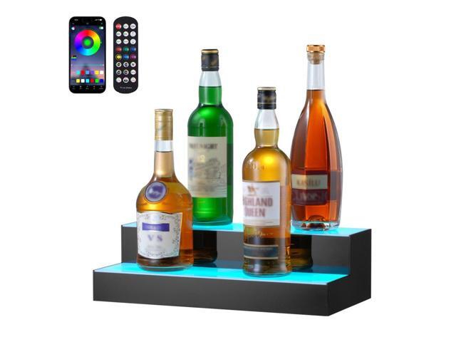 Click here for VEVOR LED Lighted Liquor Bottle Display Bar Shelf... prices