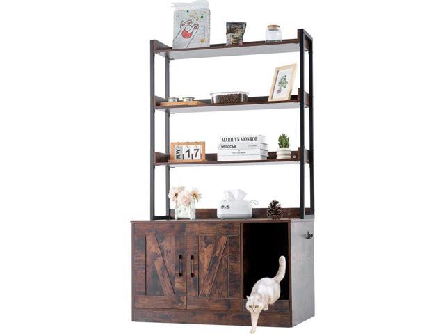 Click here for VEVOR Cat Litter Box Enclosure Wooden Litter Box F... prices