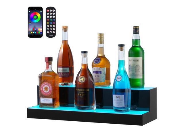 Click here for VEVOR LED Lighted Liquor Bottle Display Bar Shelf... prices