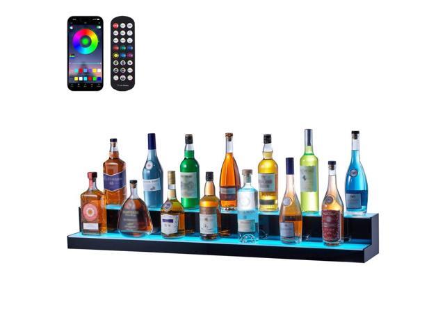 Click here for VEVOR LED Lighted Liquor Bottle Display Bar Shelf... prices