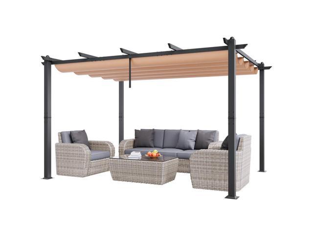 Click here for VEVOR 10x13 Outdoor Retractable Pergola with Sun S... prices