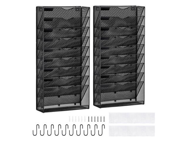 Click here for VEVOR File Wall Rack  Two-Piece 10 Pockets Mesh Wa... prices