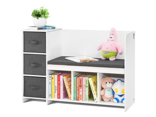 Click here for VEVOR Kids Reading Nook Bench  Toddler Bookshelf a... prices