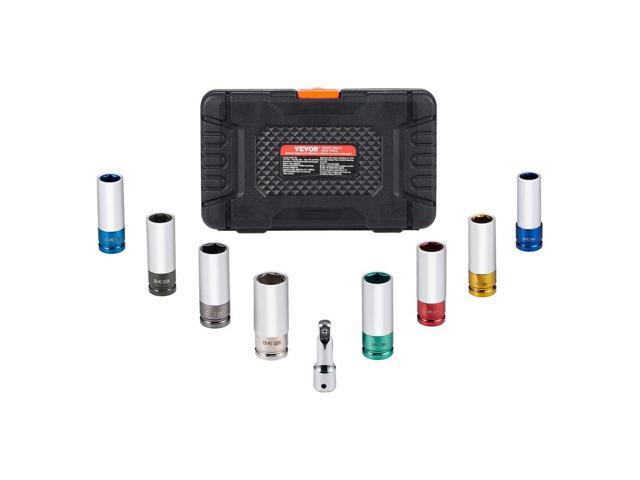 Click here for VEVOR Lug Nut Impact Socket Set 1/2 in Drive Metri... prices