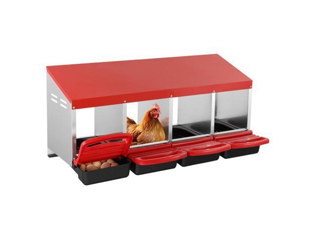 Click here for VEVOR 4-Compartment Chicken Nest Box Mental Box wi... prices