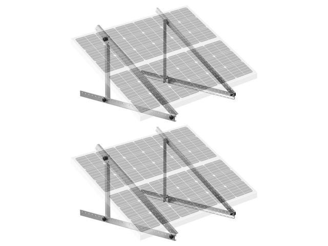 Click here for VEVOR 45-Inch Solar Panel Mount Brackets 0 - 90° A... prices