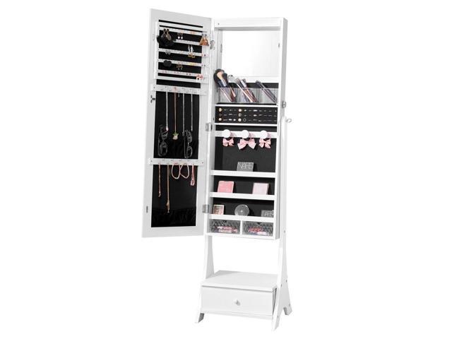 Click here for VEVOR Mirror Jewelry Cabinet Standing Mirror with... prices
