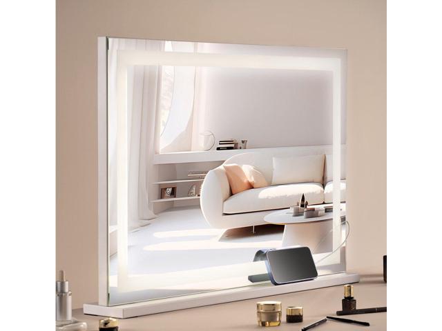 Click here for VEVOR Lighted Makeup Mirror 3 Color Vanity w/ USB... prices