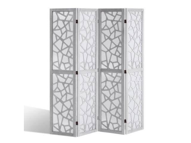 Click here for VEVOR Wood Room Divider  4 Panel Wood Folding Priv... prices