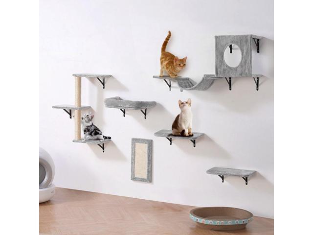 Click here for VEVOR Wall Mounted Cat Shelves Tree with Jump Boar... prices