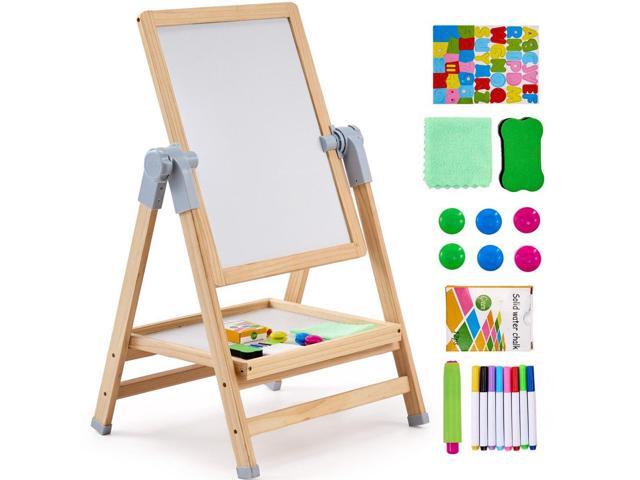 Click here for VEVOR 2-in-1 Kids Art Easel Double-Sided Wooden Ma... prices
