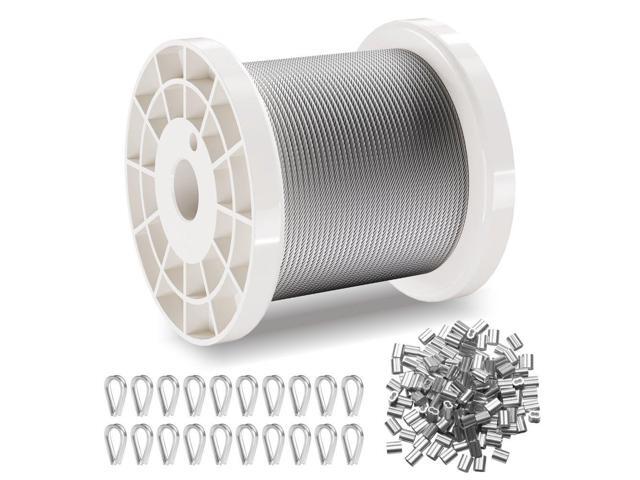 Click here for VEVOR T304 Stainless Steel Cable 1/16 7x7 Steel Wi... prices