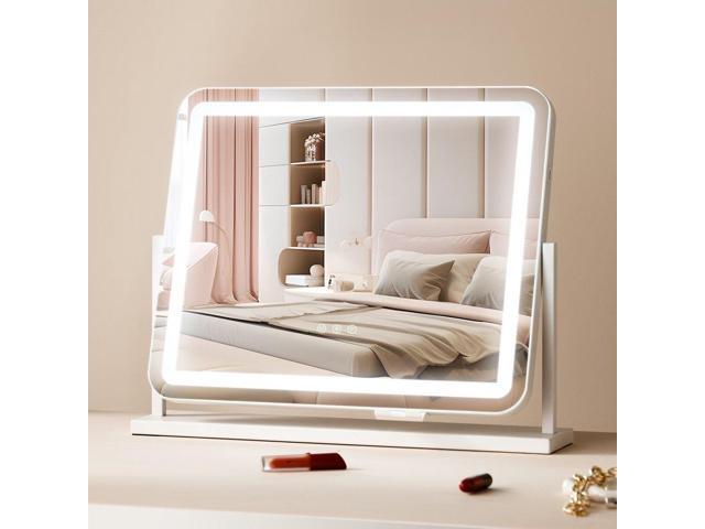 Click here for VEVOR Lighted Makeup Mirror 3 Color Vanity w/ USB... prices