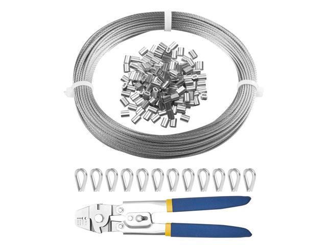 Click here for VEVOR T304 Stainless Steel Cable 1/16 7x7 Steel Wi... prices